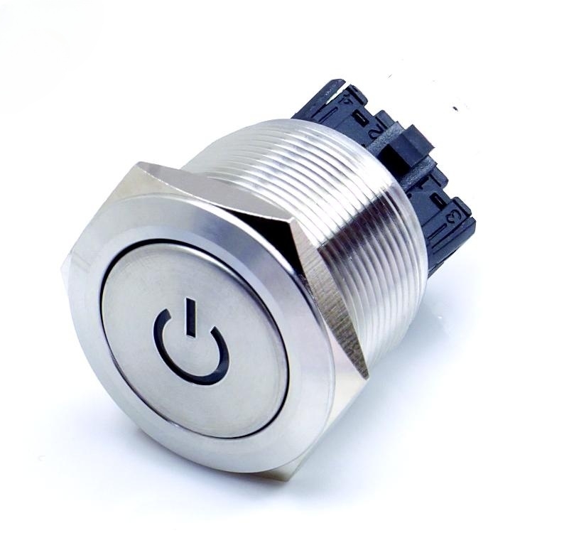 25mm With Power Symble Led Push Button Switch from China manufacturer ...